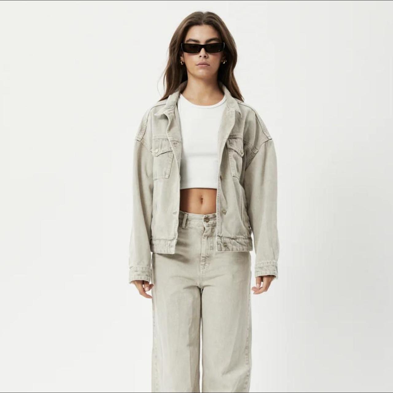 afends innie denim jacket Size small Never... - Depop