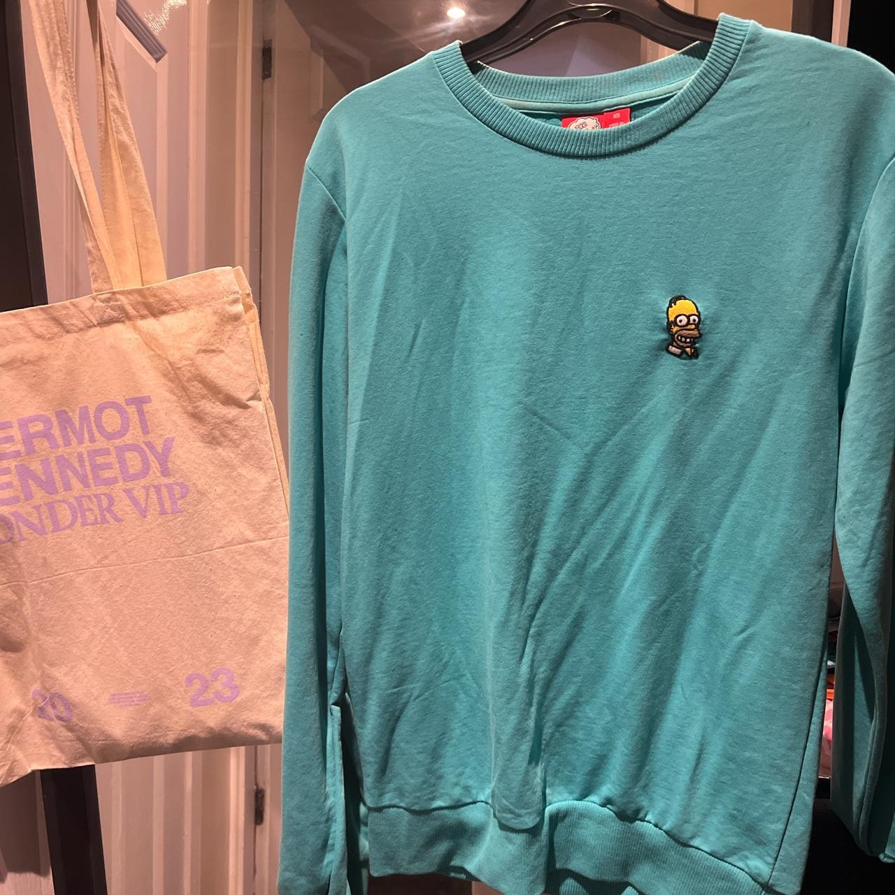 Simpsons longsleeve jumper Graphic on the back and... - Depop