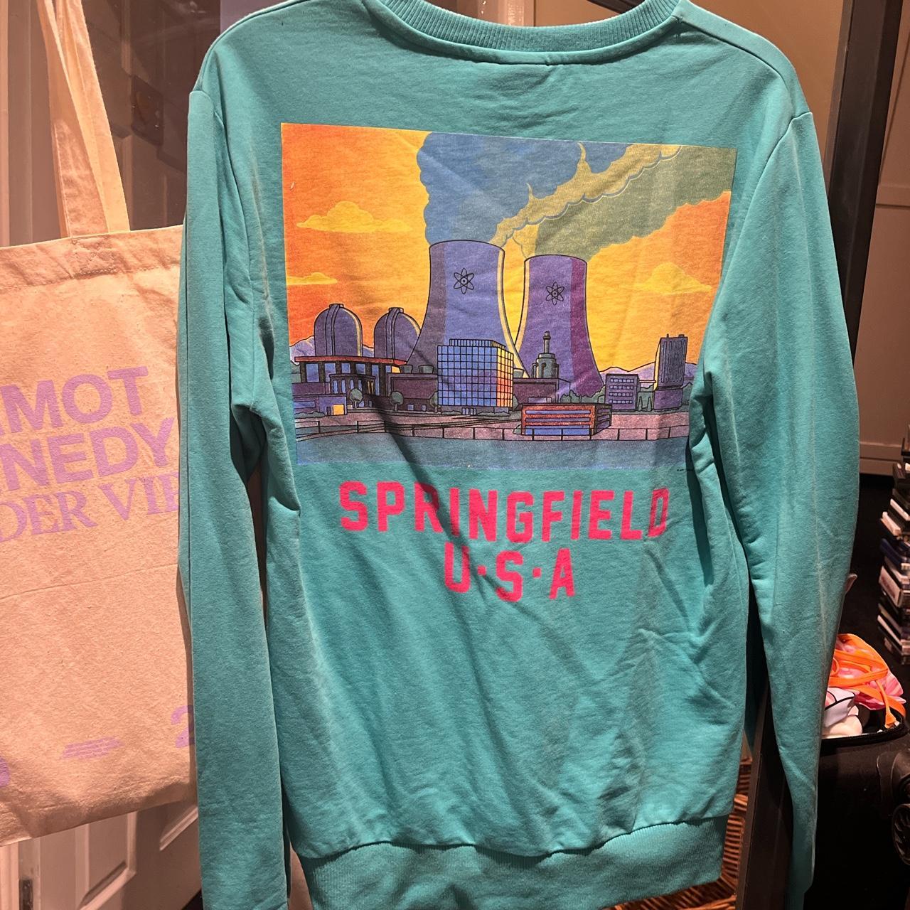 Simpsons longsleeve jumper Graphic on the back and... - Depop