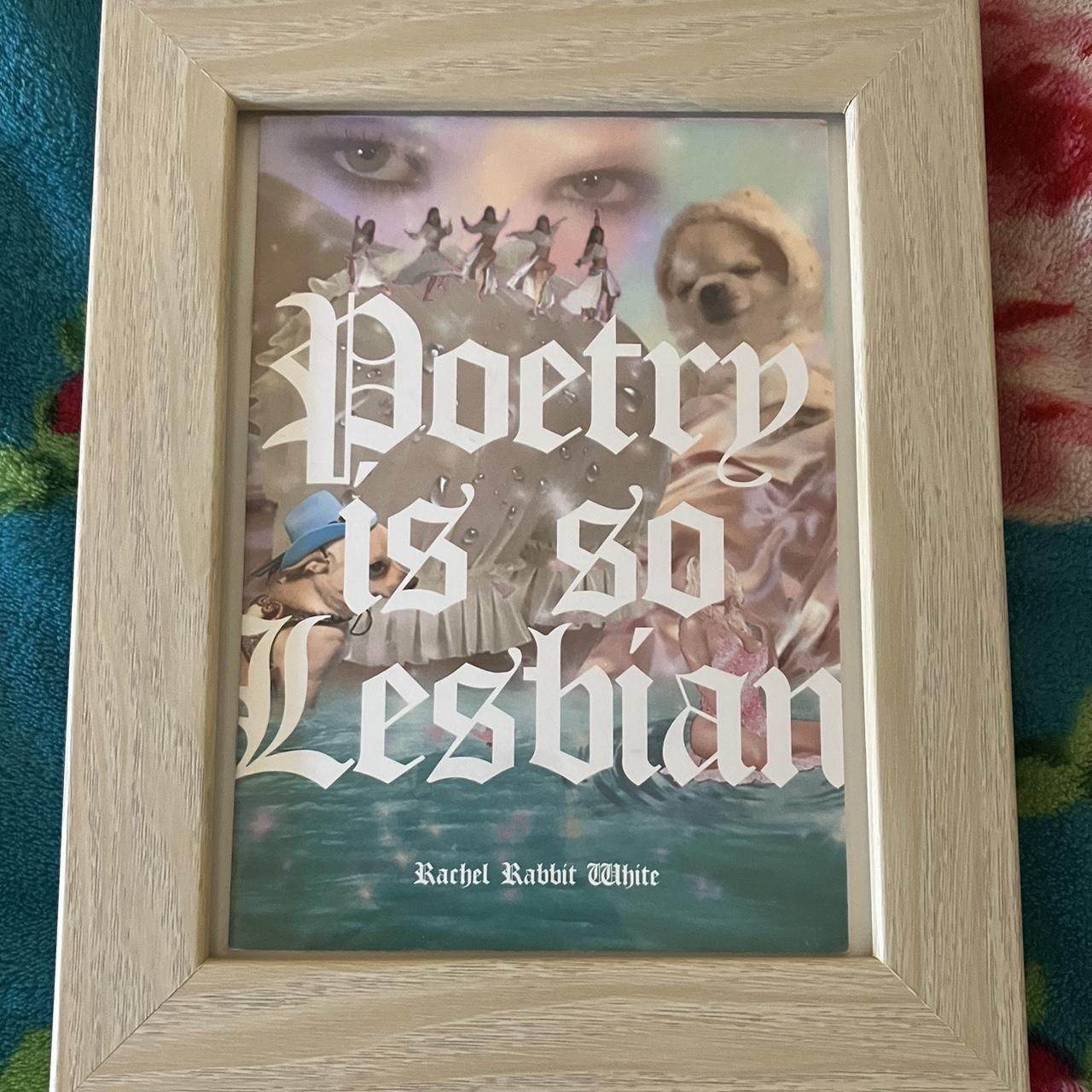 rare Rachel #Rabbit #White framed out of print... - Depop