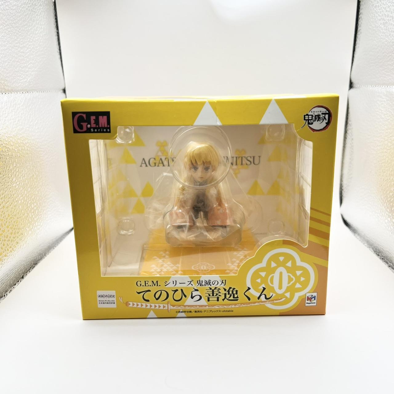 Demon Slayer Agatsuma Zenitsu G.E.M. sitting figure.... | Depop