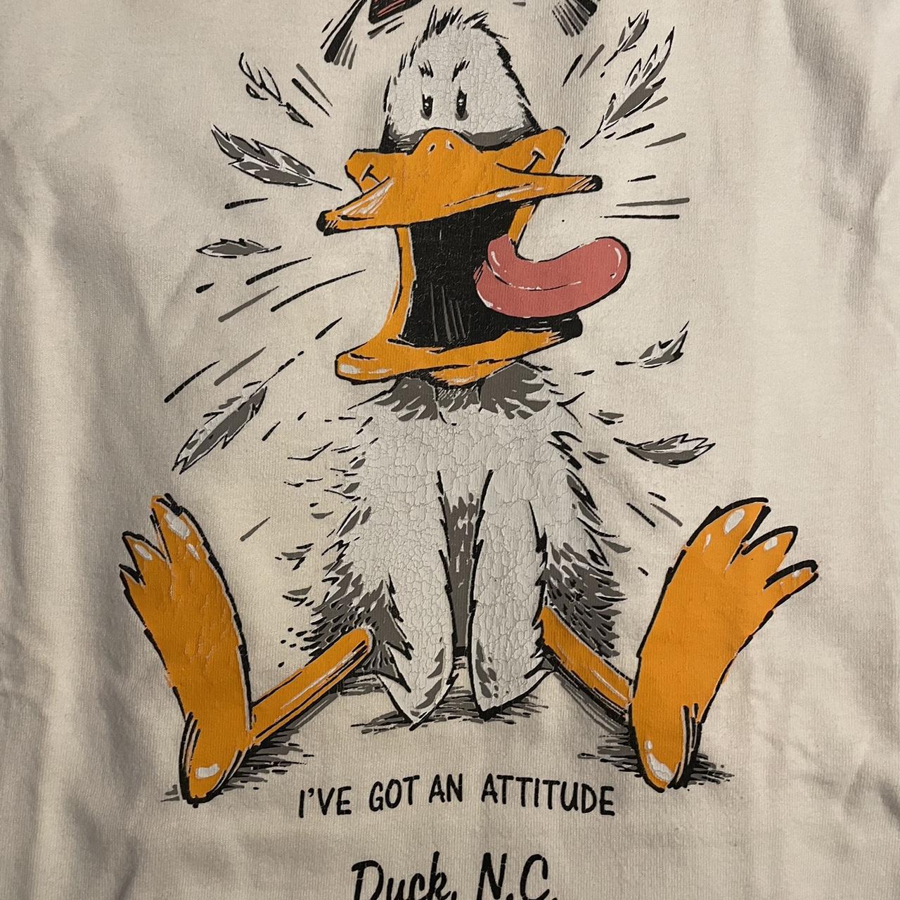 I’ve got an attitude duck n.c shirt vintage 90s... - Depop