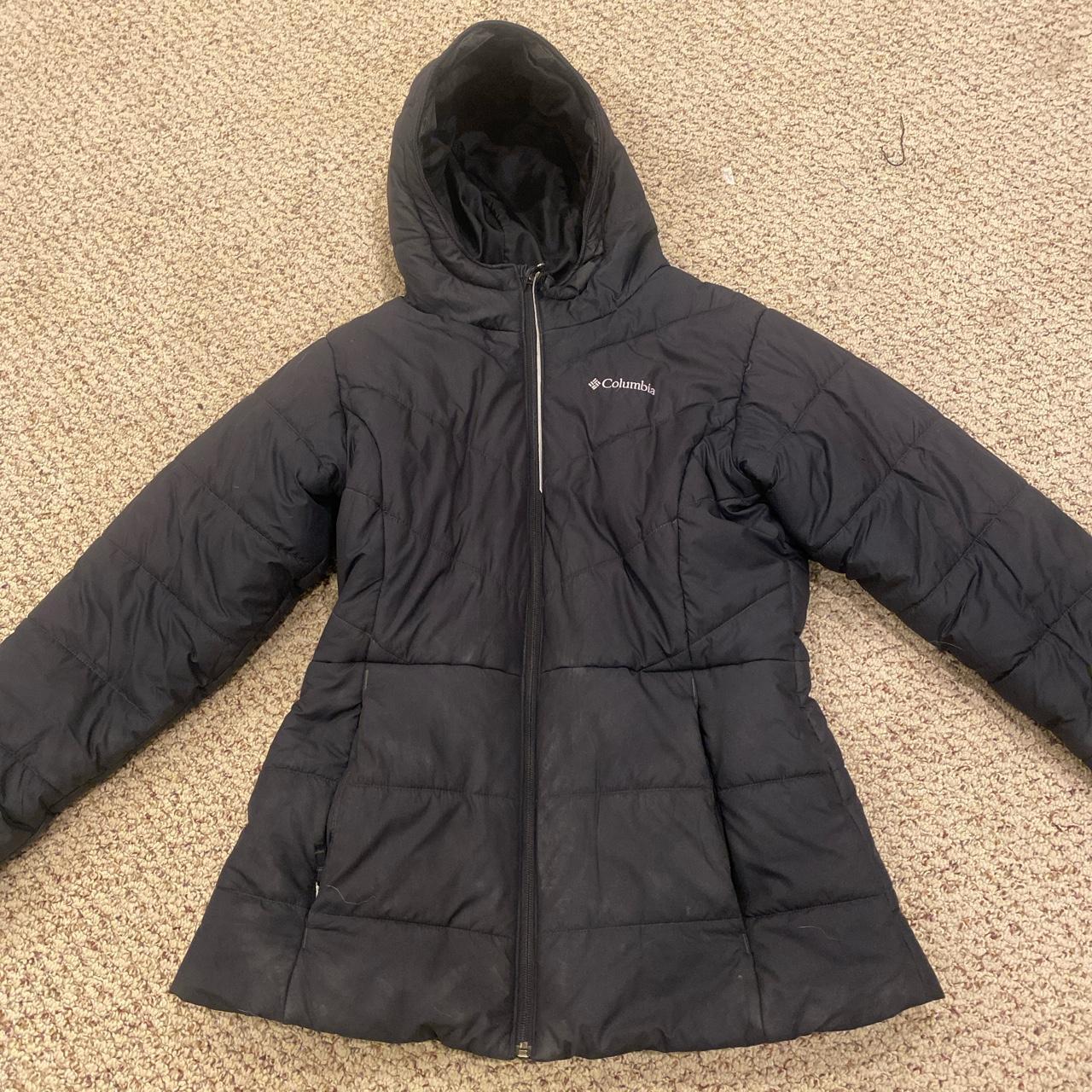 Columbia Black Insulated Puffer Jacket Women’s... - Depop