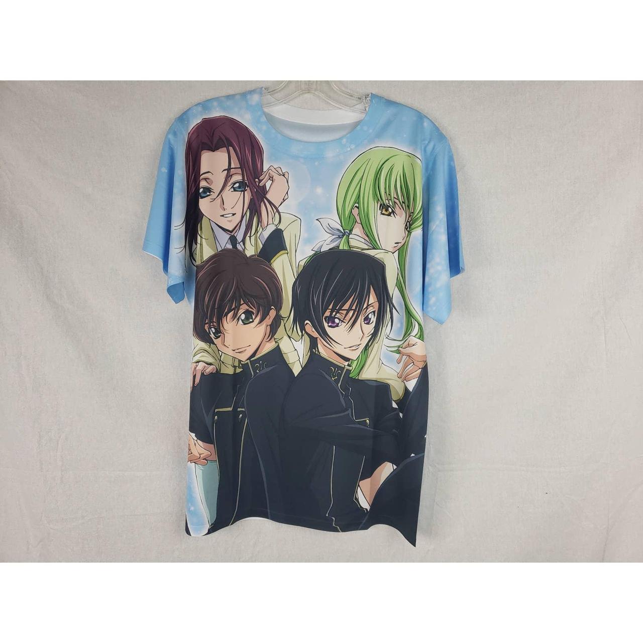 Code geass anime shirt full print aop lelouch size... - Depop