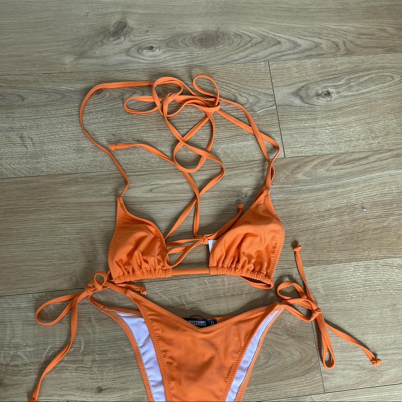 Missguided Women's Orange Bikinis-and-tankini-sets | Depop