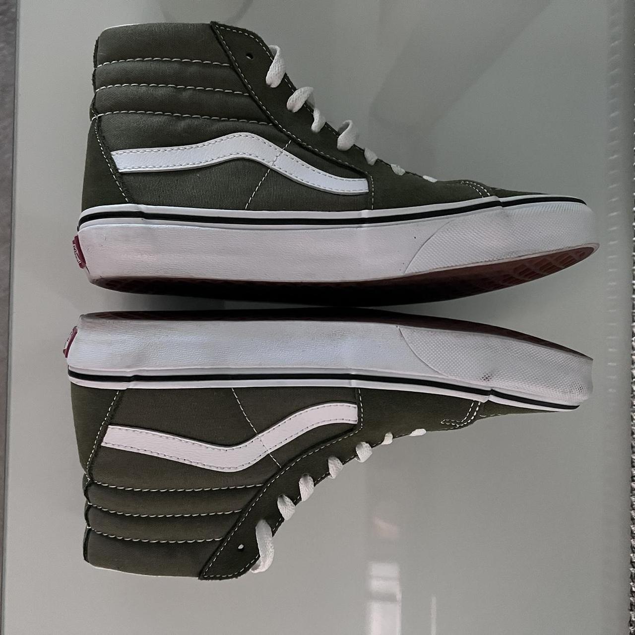 Green high top vans Great condition hardly... - Depop