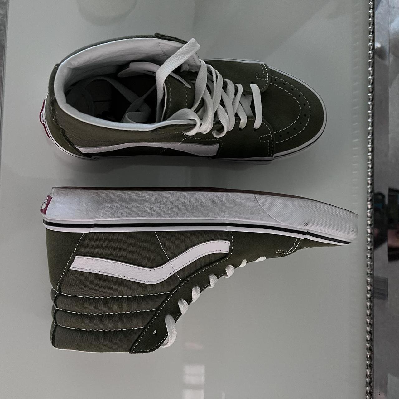 Green high top vans Great condition hardly... - Depop