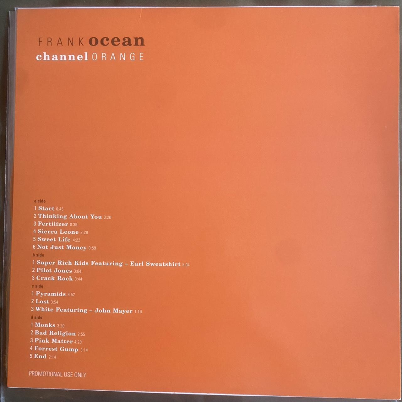 Frank ocean - channel orange bootleg 1st class... - Depop