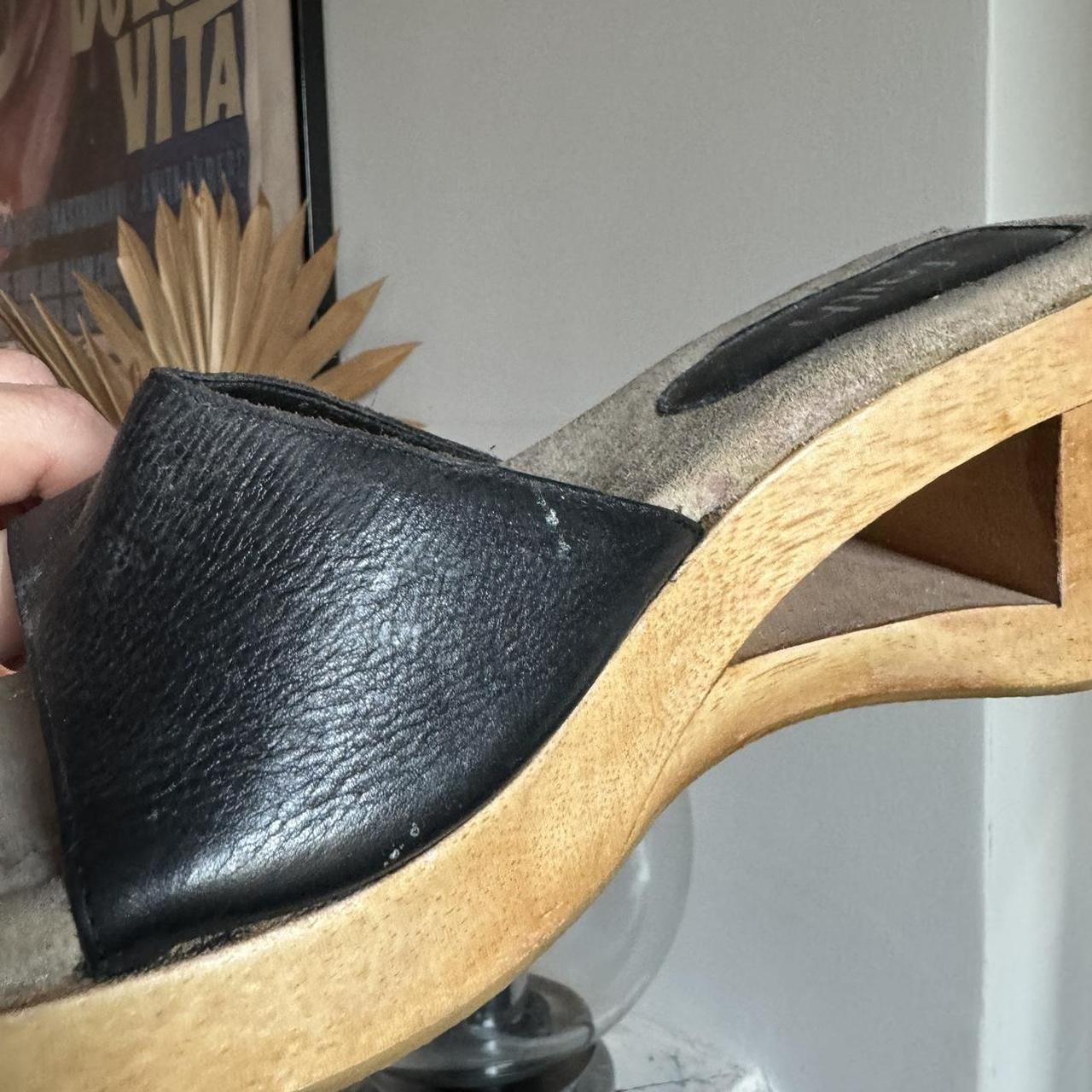 Vintage faith sandals. Size 6 UK. Have some marks... - Depop