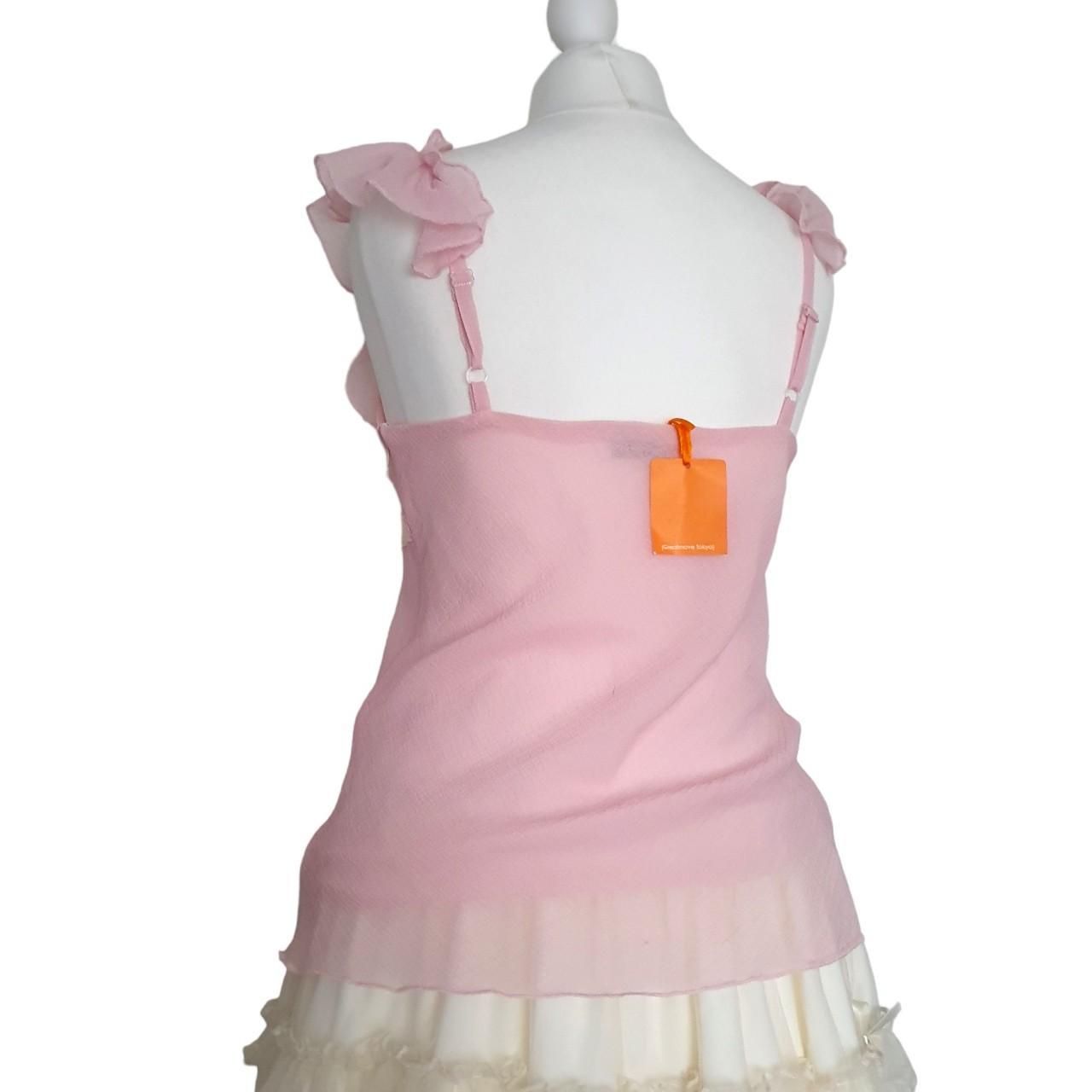 Y2K Pink Cami • Light pink cami top. • Ruffled... - Depop