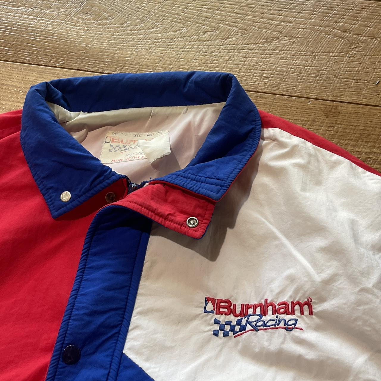 NASCAR Men's Red and Blue Jacket | Depop