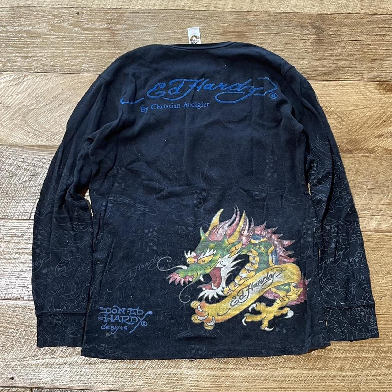 Y2K Ed hardy thermal. Beautiful design. Excellent... - Depop