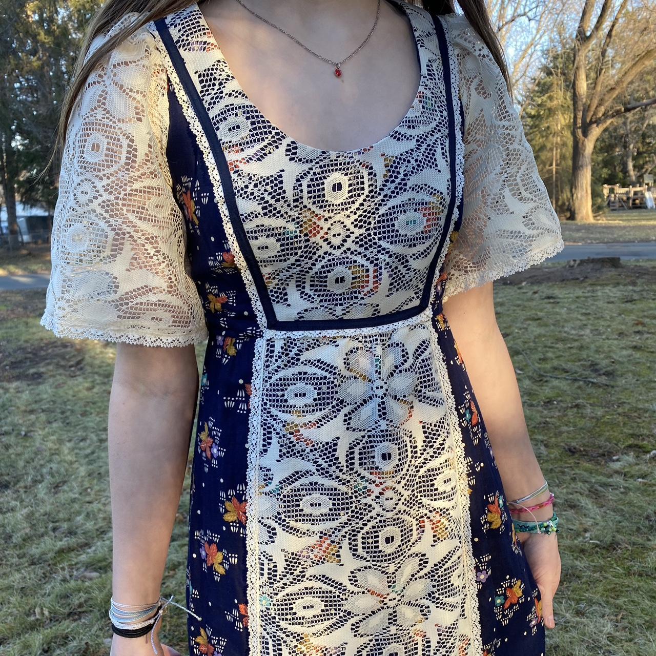 🍁Pristine 70s prairie dress by "This is Yours" San... - Depop