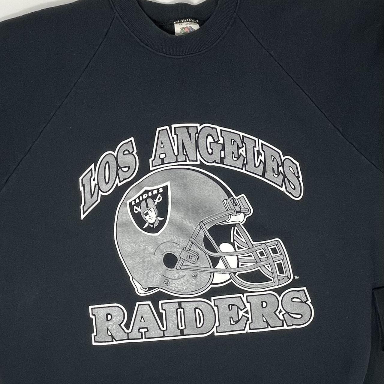 Vintage 1990s Los Angeles Raiders NFL Fruit of the... - Depop