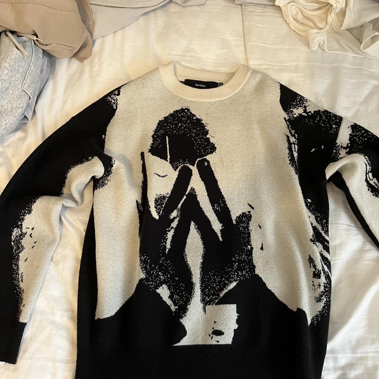Bershka graphic jumper - Depop