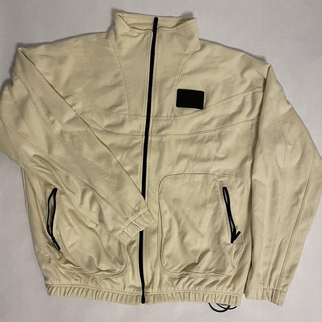 Young LA Cream zip up jacket Size XL (overfit)... - Depop
