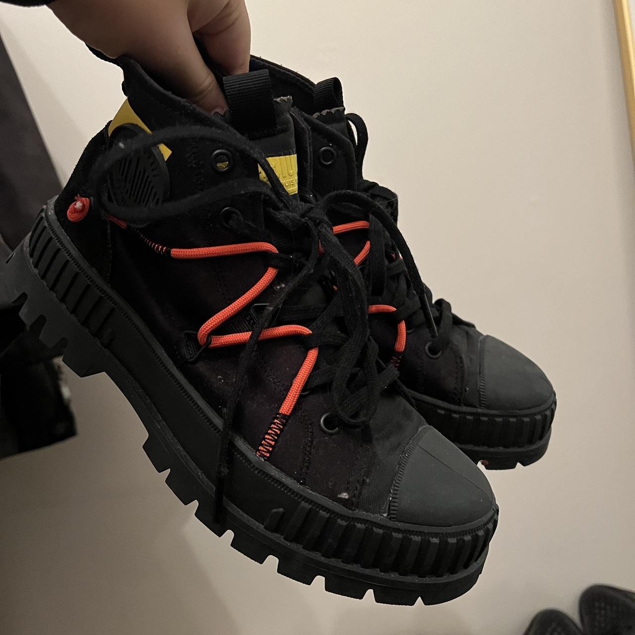 Palladium Pallashock Re-craft black high tops. Size... - Depop