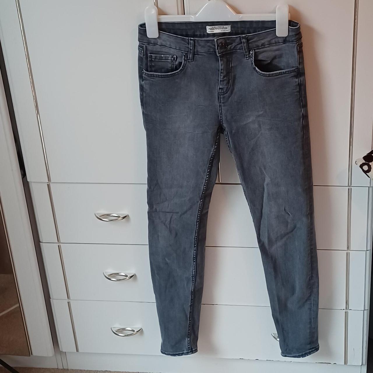 Zara grey skinny jeans. Size 38 EUR, USA 6, MEX 28.... - Depop