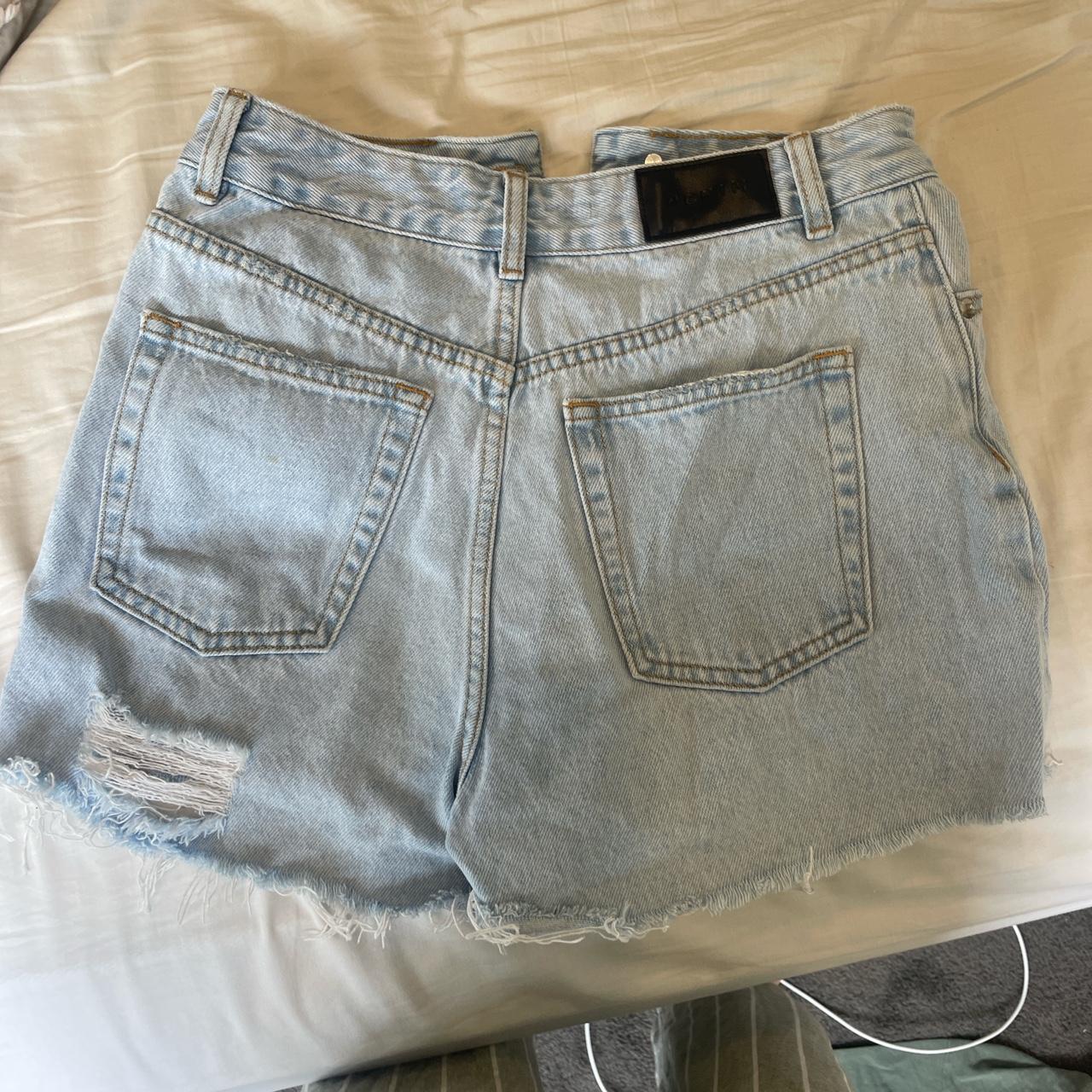 Glassons light denim shorts - Depop