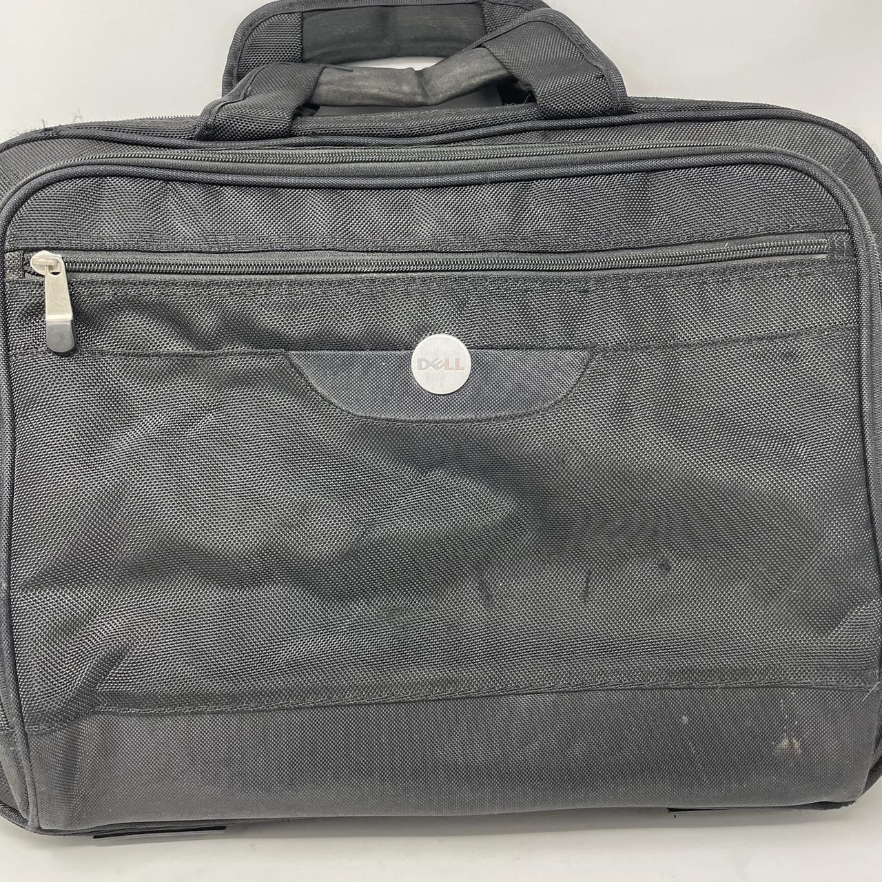 Dell laptop case bag Dell Black Nylon Padded Laptop... - Depop
