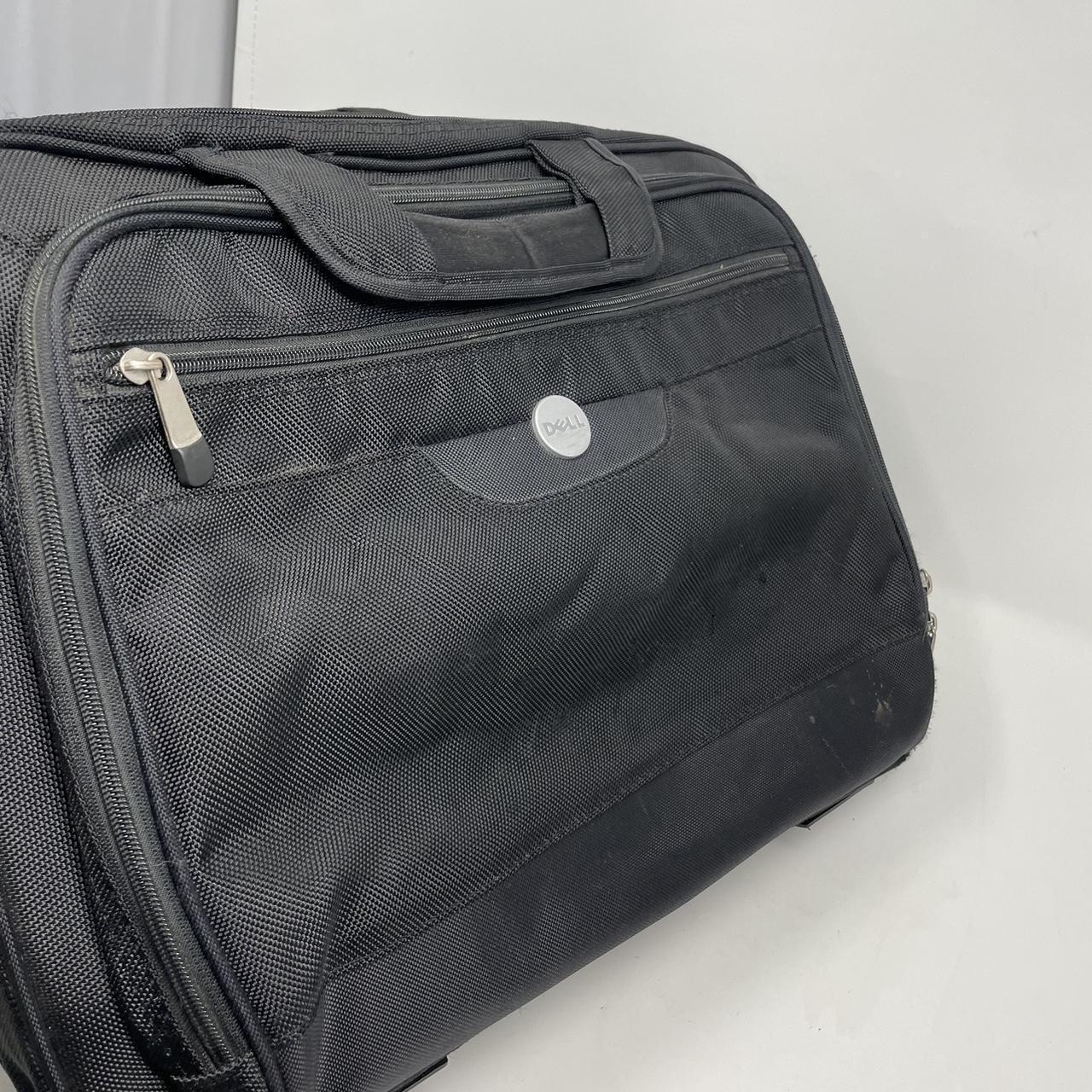 Dell laptop case bag Dell Black Nylon Padded Laptop... - Depop