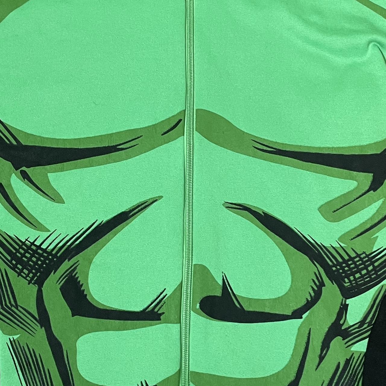 Y2k Marvel HULK sweater body graphic zip up... | Depop
