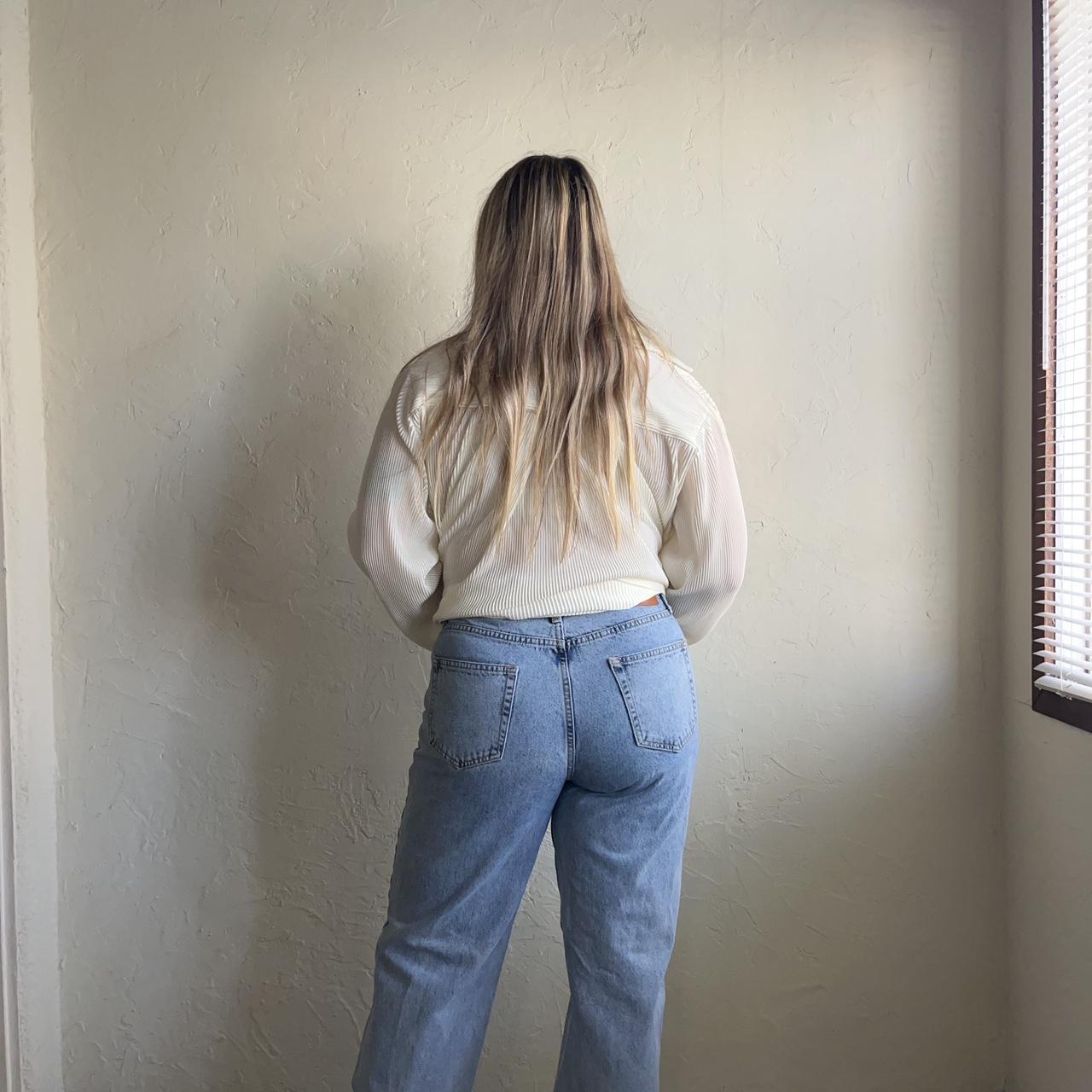 Brand: WHITE FOX Ripple material flowy oversized... - Depop