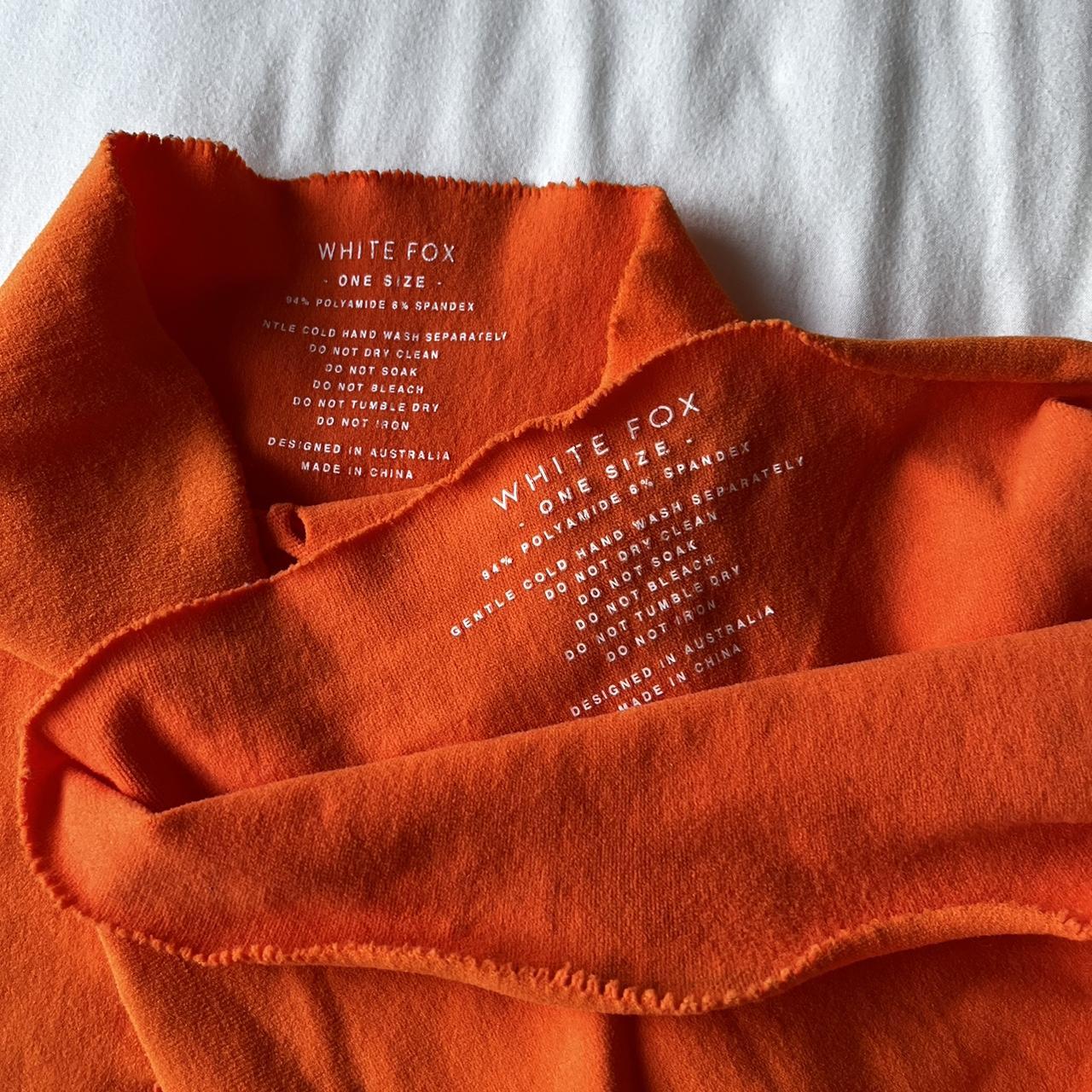 White Fox Cut Out Orange Set ๐งก๐ Out Cast Inspired Depop