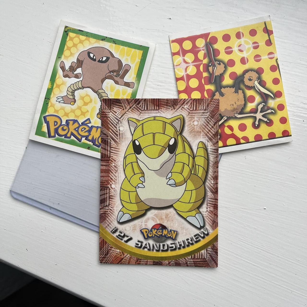 Vintage Pokemon Cards and Stickers Bundle 1999... - Depop