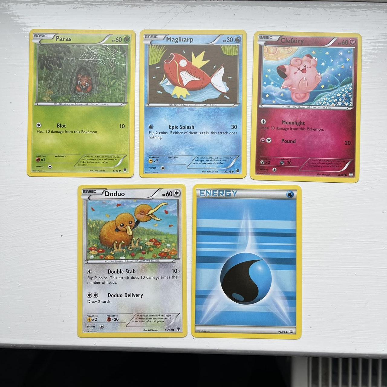 5 Pokemon XY Generations Bundle 2016 Pokémon card... - Depop