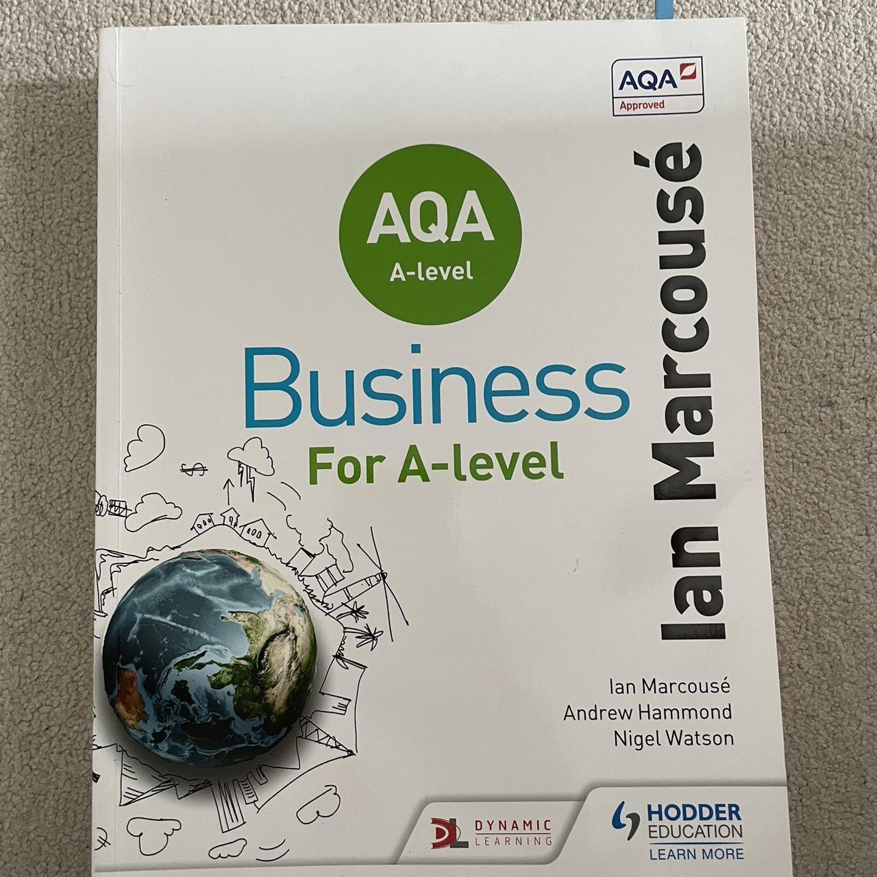 AQA A level Business textbook - Depop