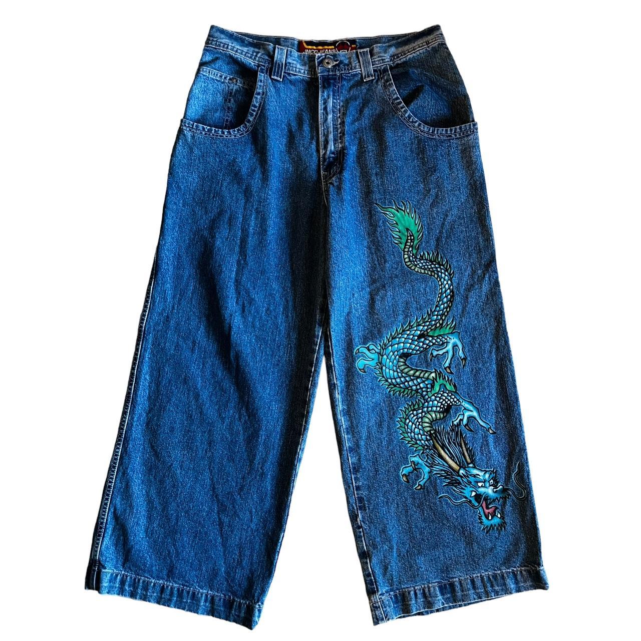 Rare JNCO Dragon Jeans Beautiful like new... - Depop