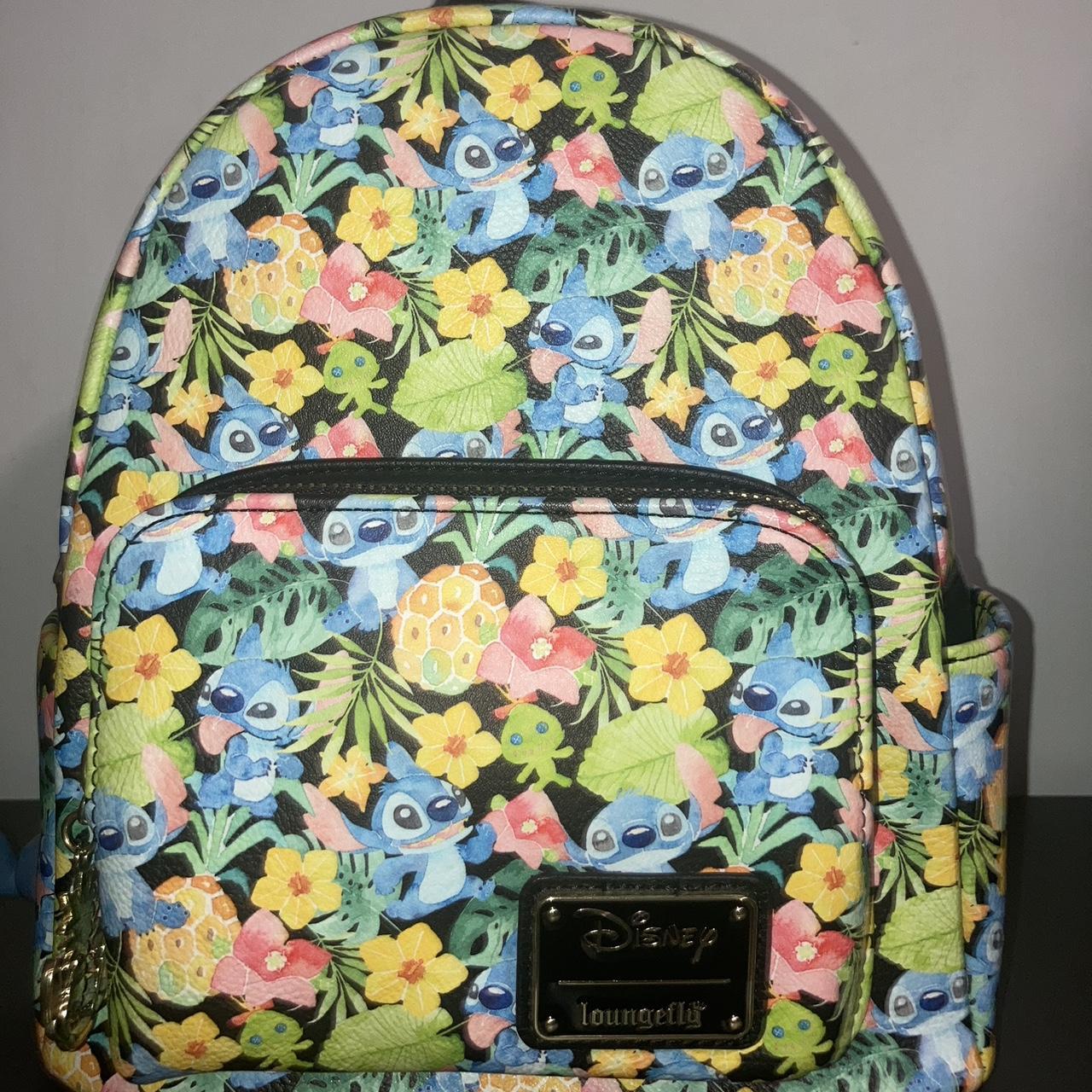 Tropical stitch loungefly! Very cute mini backpack... - Depop