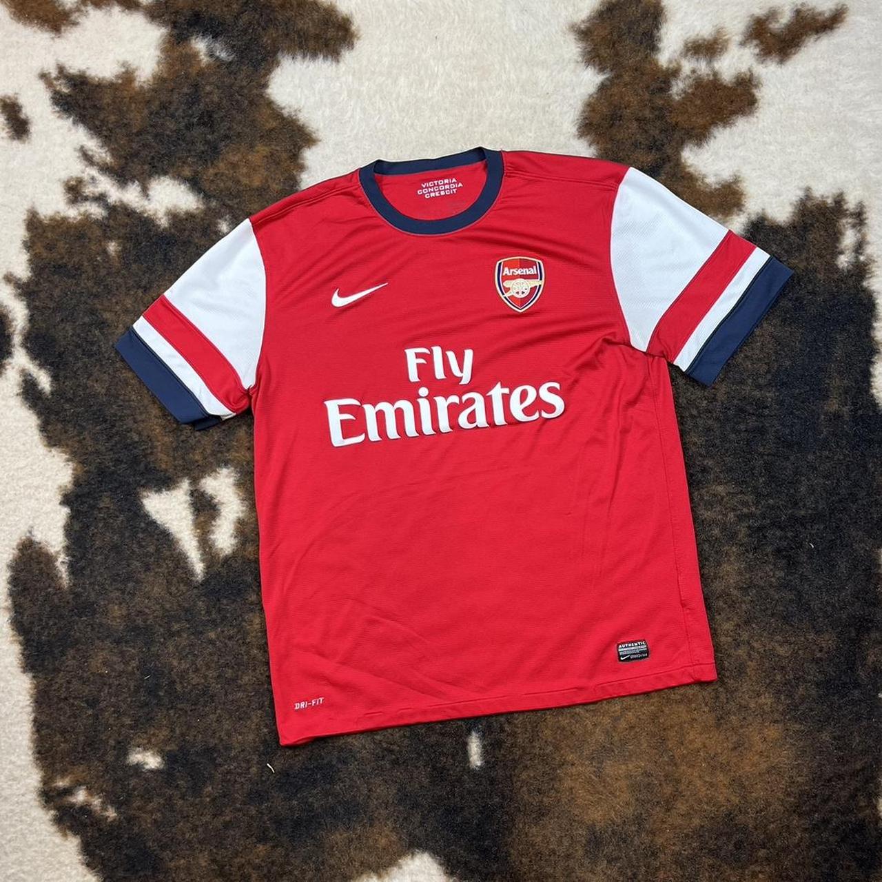 Arsenal Nike Soccer Jersey Have all the logo in the... - Depop