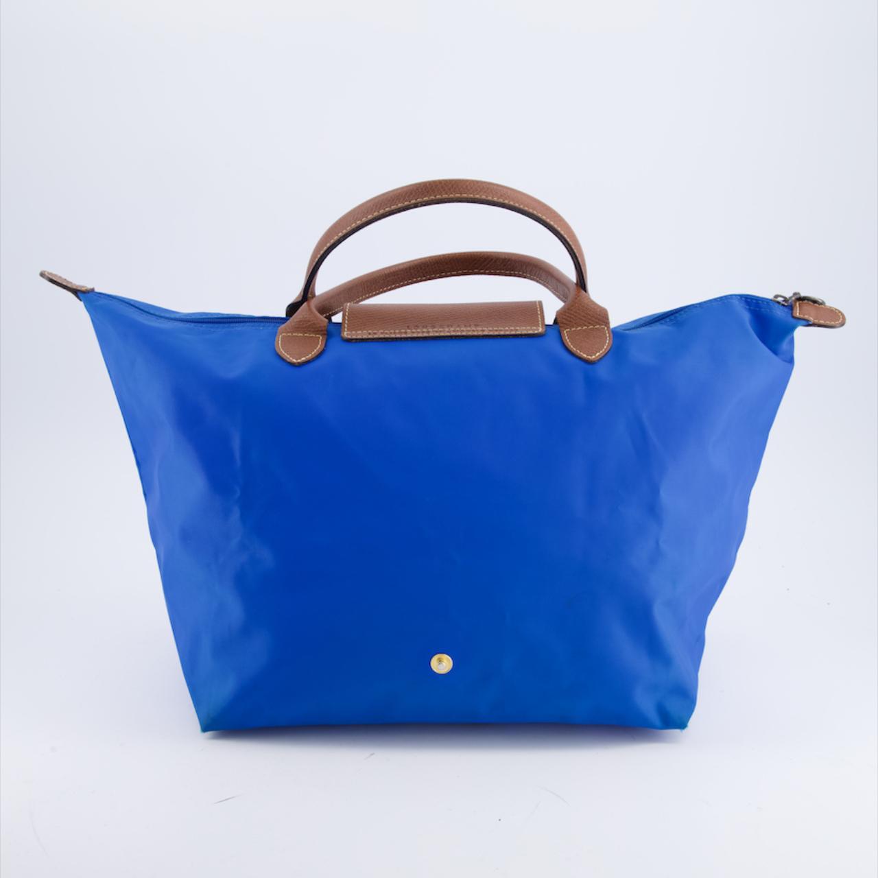 Longchamp Women's Blue Bag | Depop