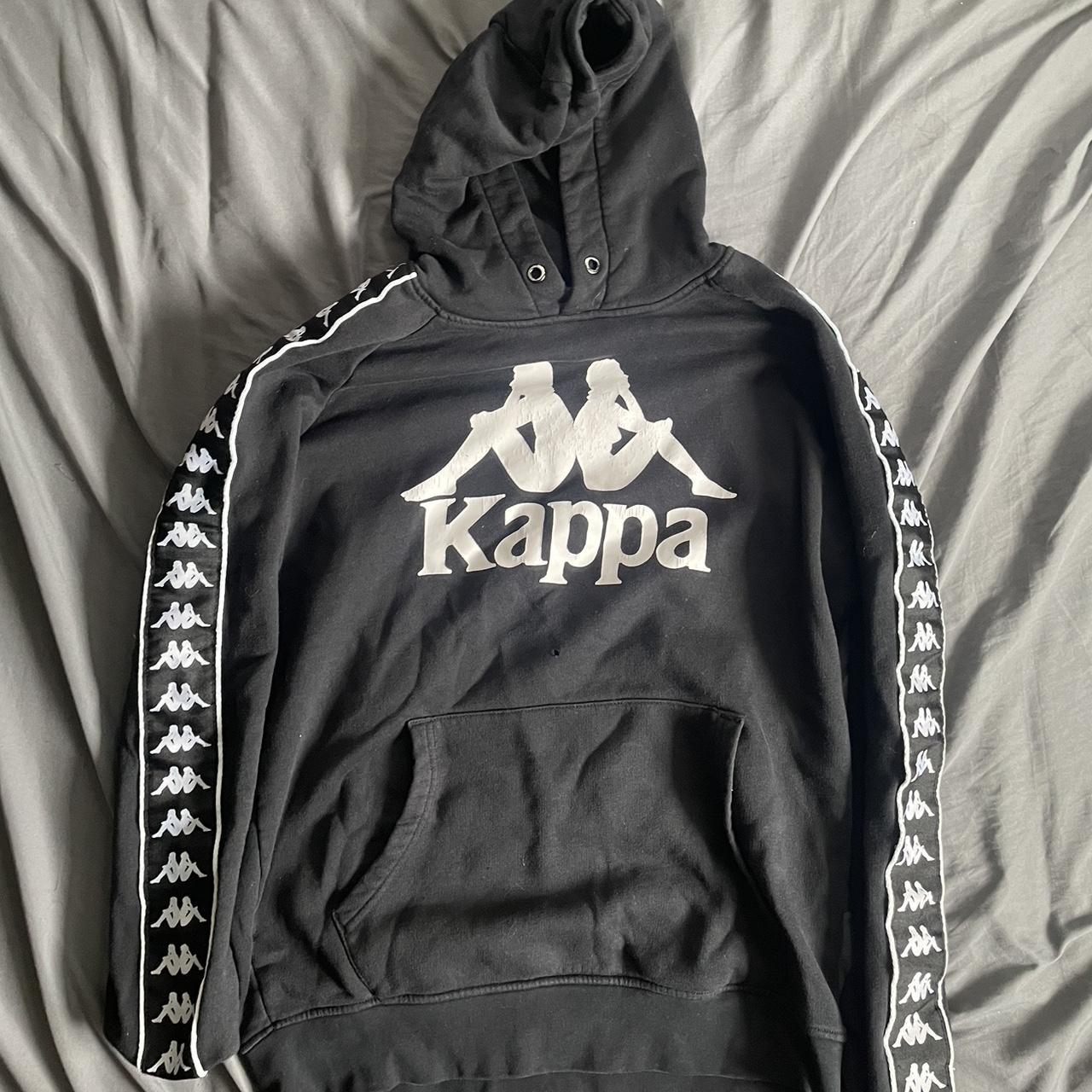 Kappa Hoodie (missing drawstrings) M/L Model is... - Depop