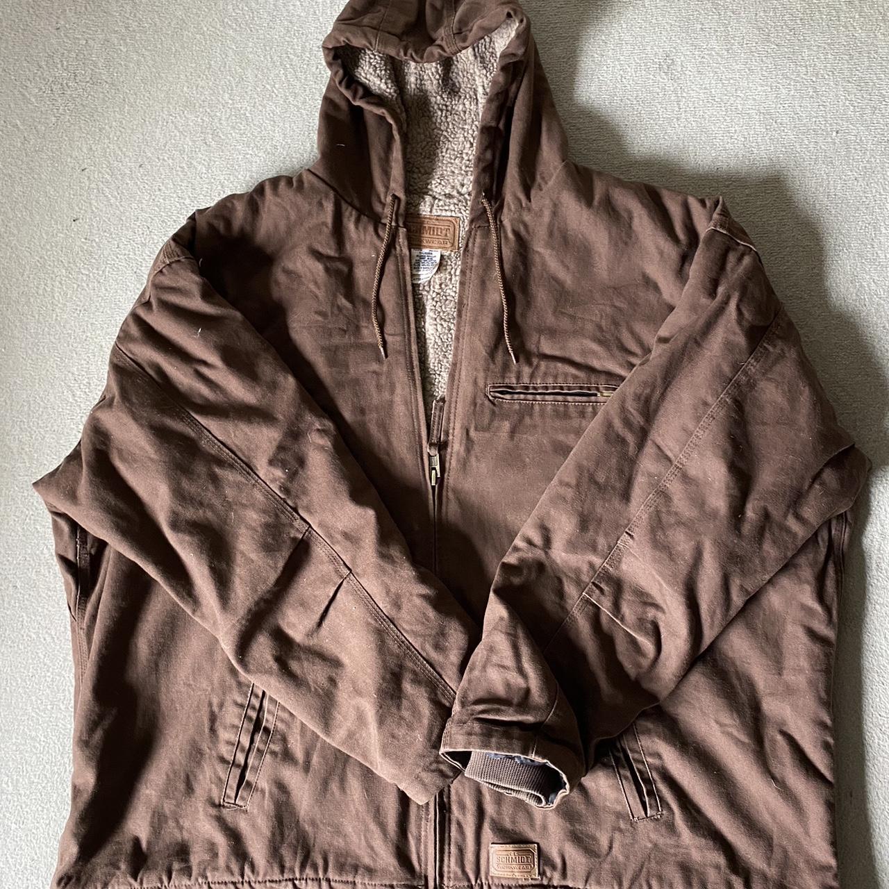 Schmidt workwear jacket, with cotton shell and... - Depop