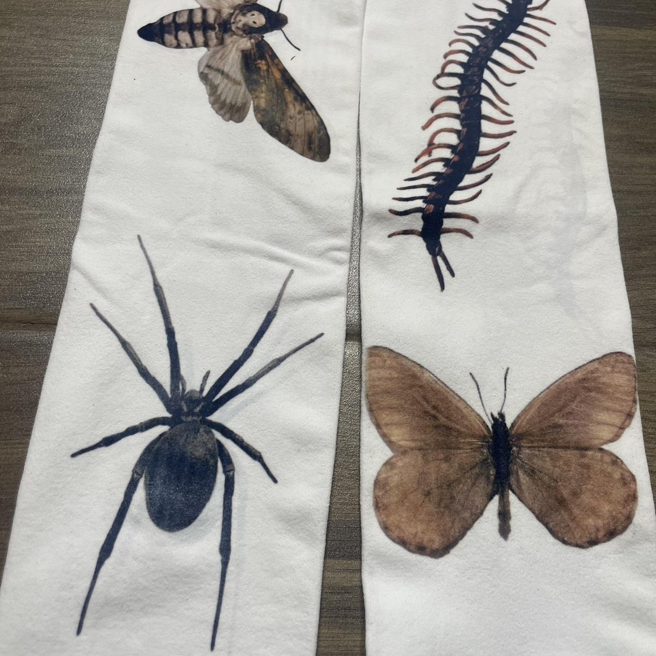 Bug tights -size M-L -(reworked/hand printed item... - Depop