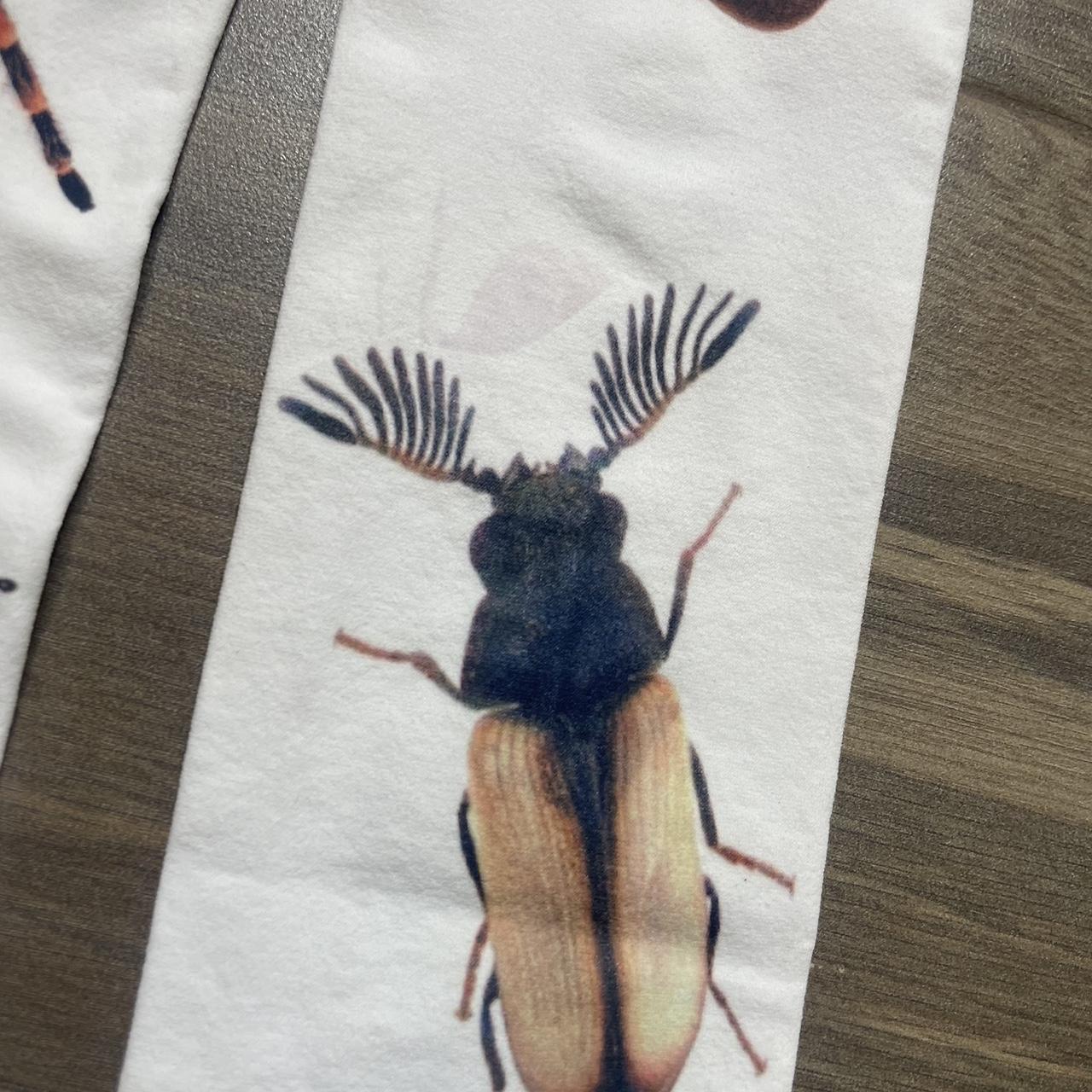 Bug tights -size M-L -(reworked/hand printed item... - Depop