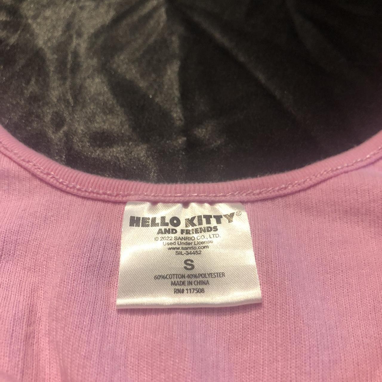 Cute Sanrio cropped tank. No noticeable flaws. Size... - Depop