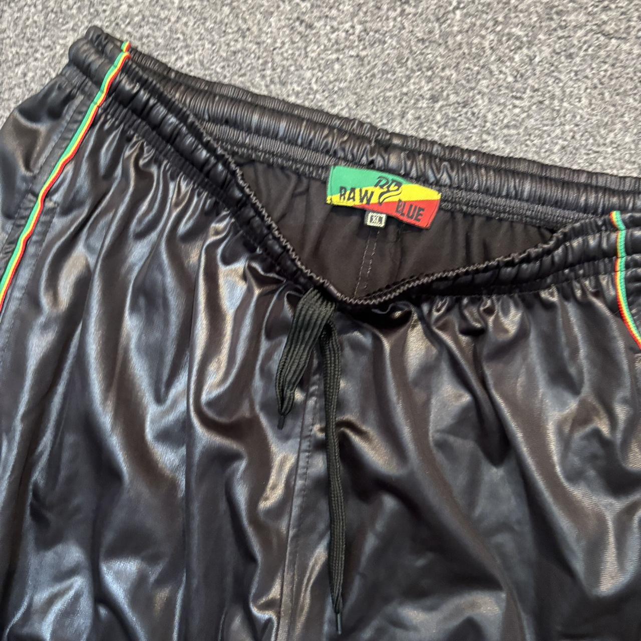 RAW BLUE tracksuit set rasta colour way baggy... - Depop