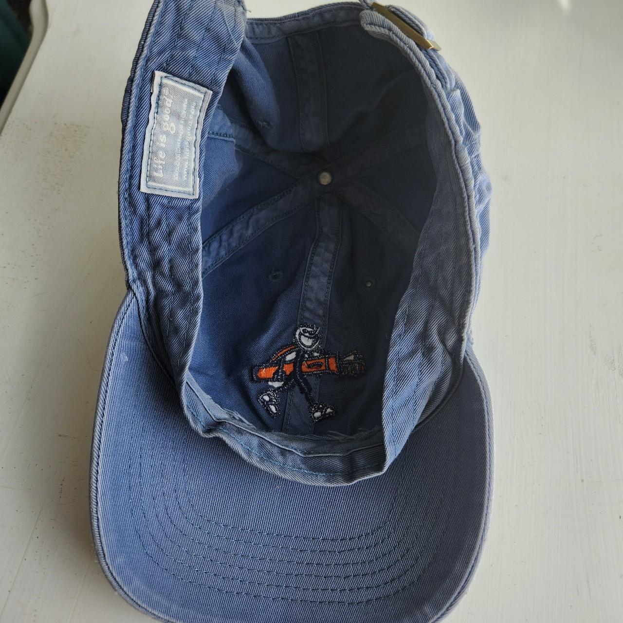 Life is Good Golf Hat Baseball Cap Blue Unisex, one... - Depop