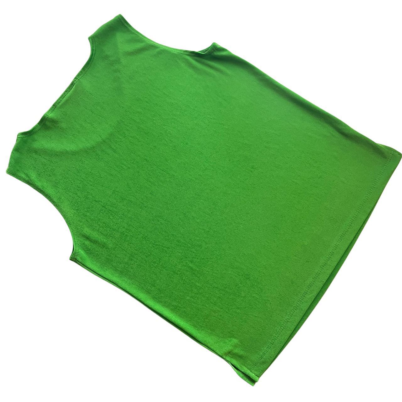 Cute lime green 1990s tank top. Width: 17" Length:... - Depop
