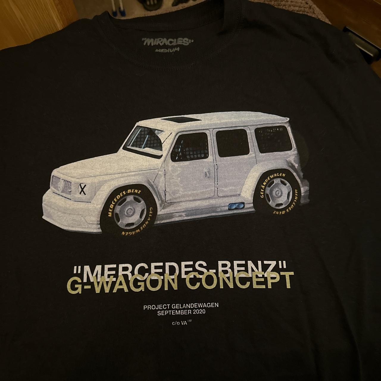 Miracles - Virgil Abloh G Wagon Tee - Size Medium - Depop