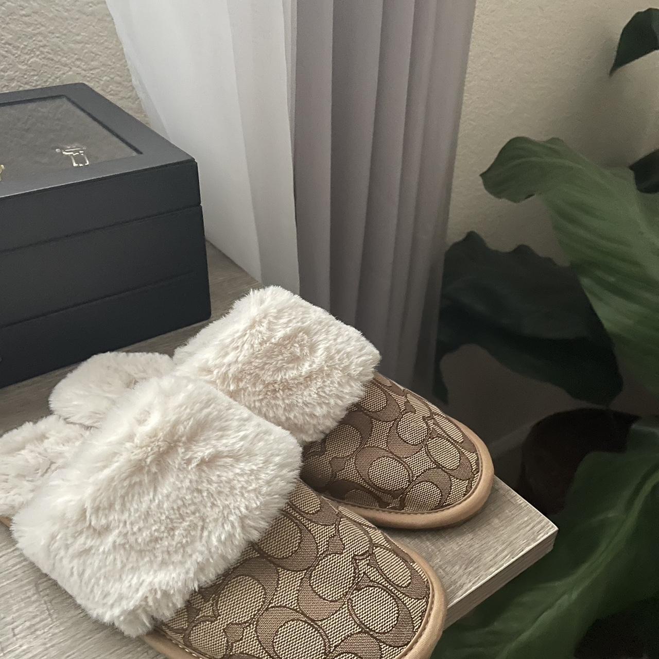 Brand new coach slippers never been used size... - Depop