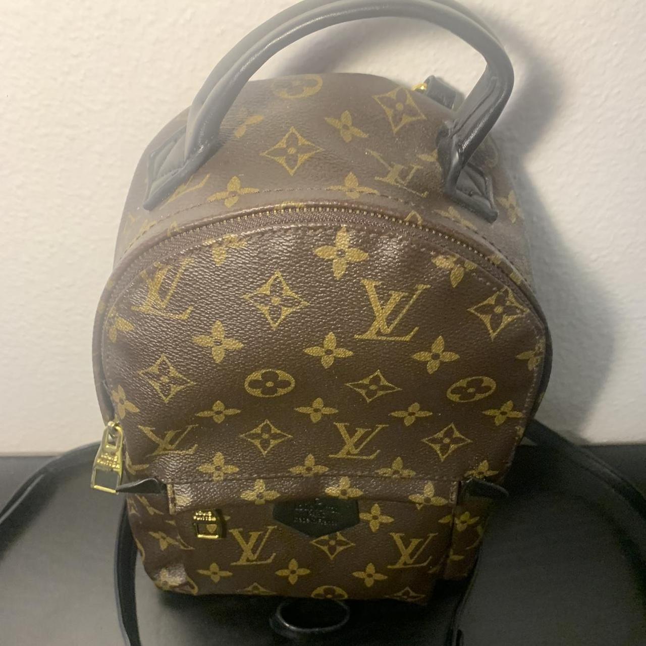 Mini Louis Vuitton backpack, used only a few times - Depop