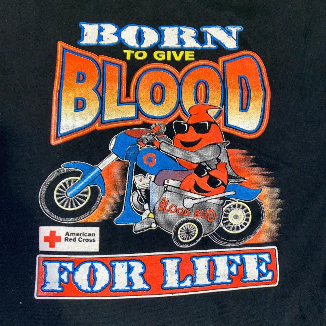 90s blood drive tee #90s #vintage #mens - Depop