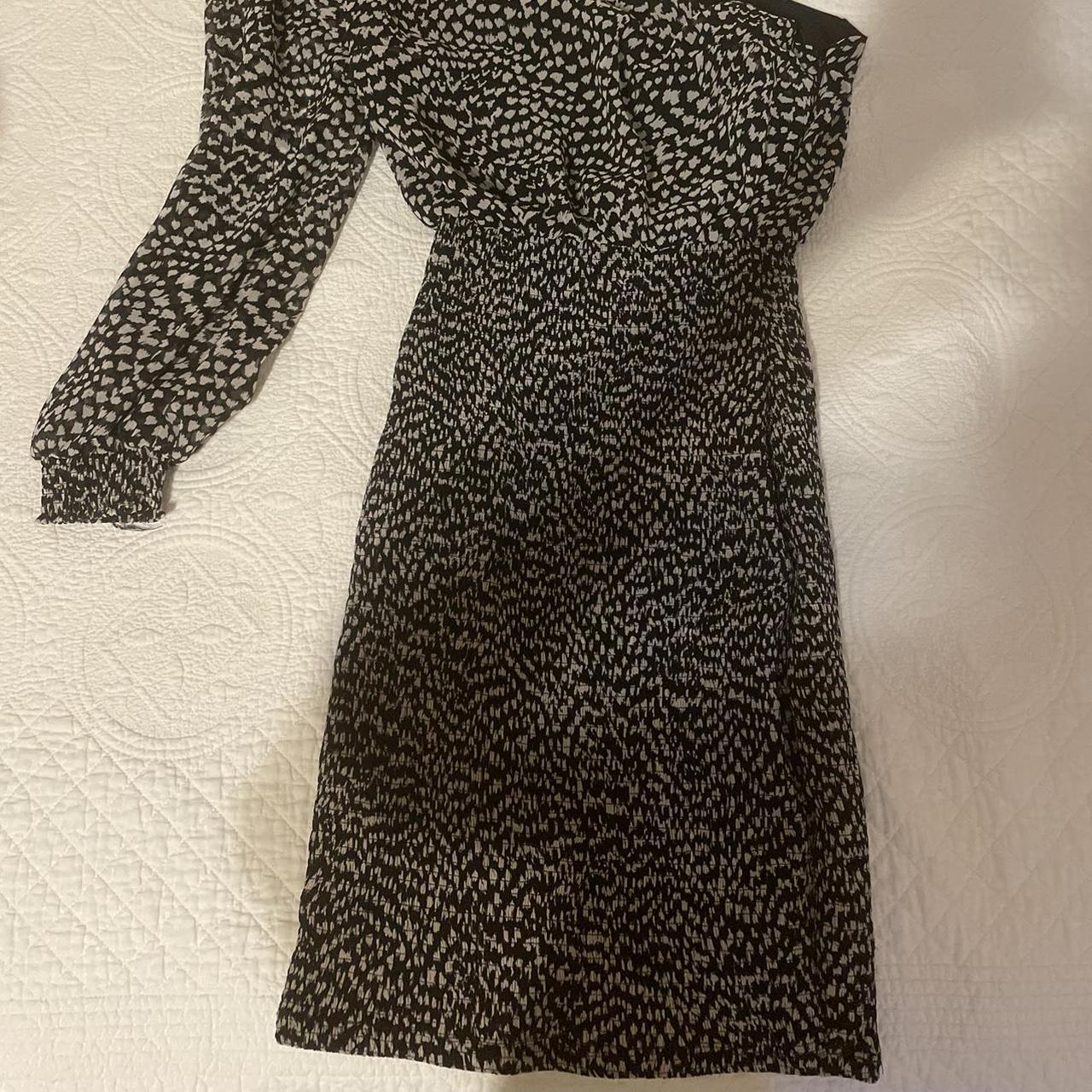 Kookai black and white bodycon dress, size 38. fits... | Depop