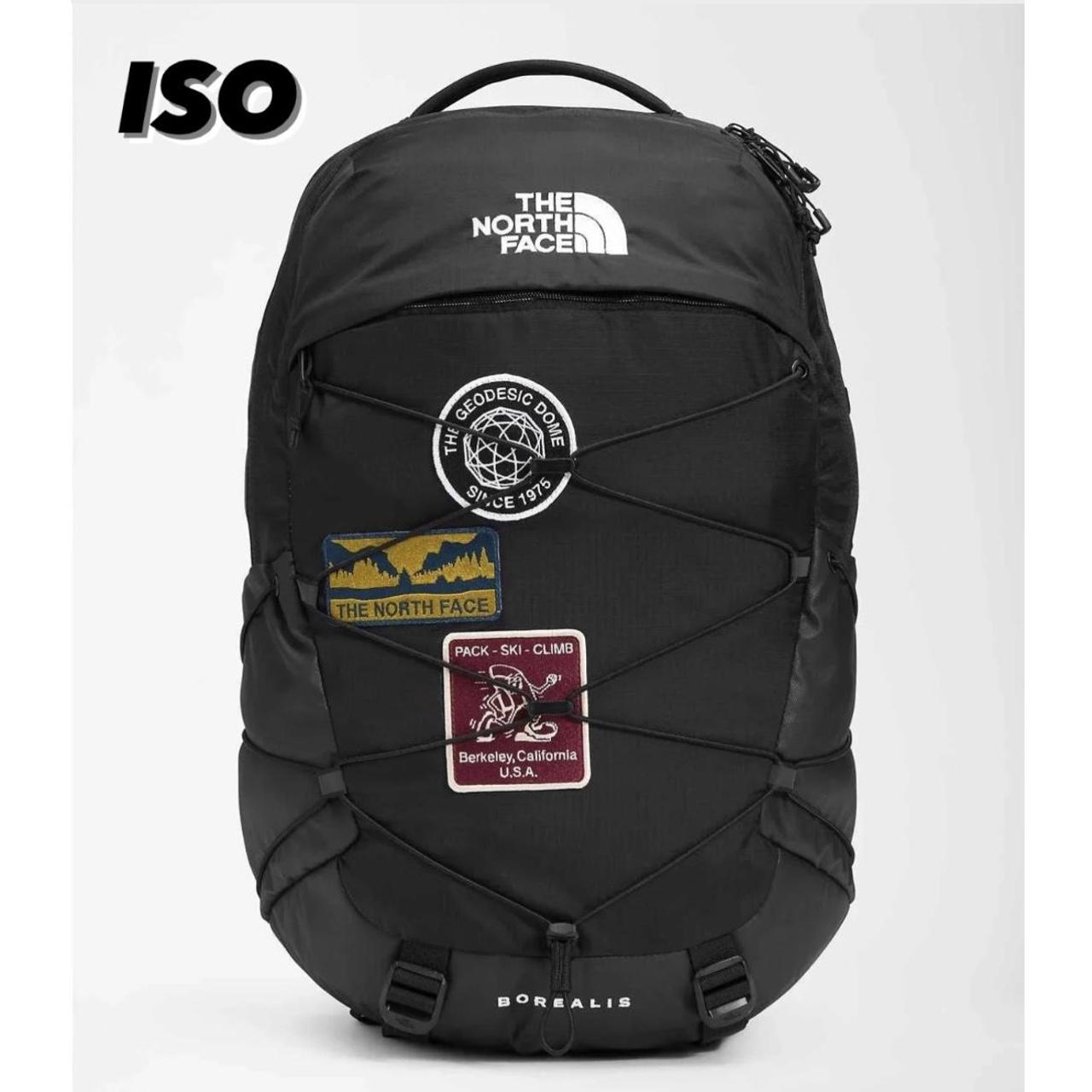 ISO - north face borealis backpack with patches.... - Depop
