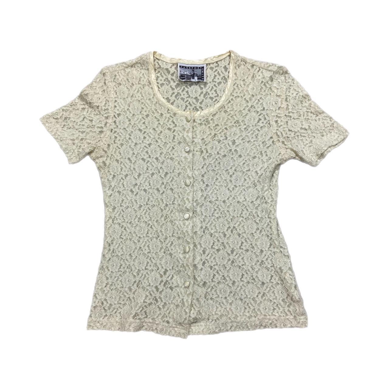 Women's Cream Blouse | Depop